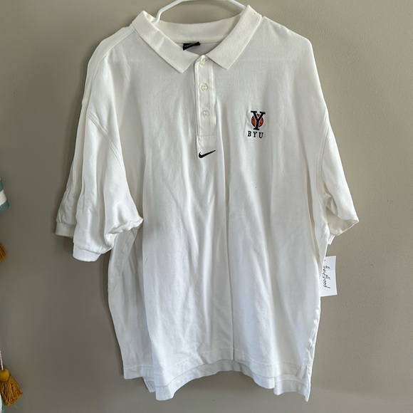 Nike | Shirts | Vintage Nike Byu Polo | Poshmark